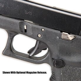 Glock 17 Extended Clip Chrome