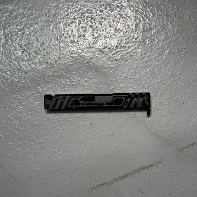 Stripped GS Apex Slide for G43/43X w/ Dovetail Cut - Black