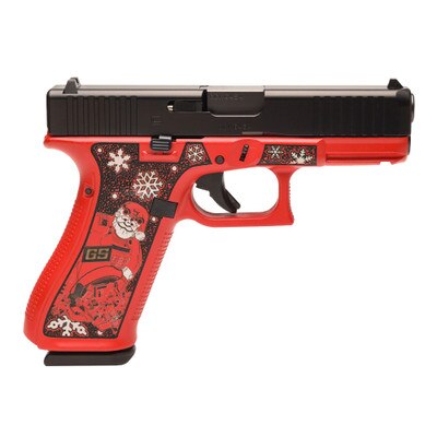 GS Custom Glock 45 w/ Custom Tactical Santa Stippling & Cerakote