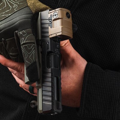 GS Custom Glock 45 w/ Noveske DM Slide & FDE Aimpoint ACRO P-2