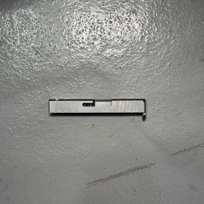 Stripped GS EDC Slide for G43/43X w/ Dovetail Cut - Stainless