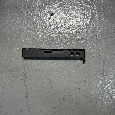 Stripped GS Hex Fire Slide for G43/43X w/ Dovetail Cut - Black