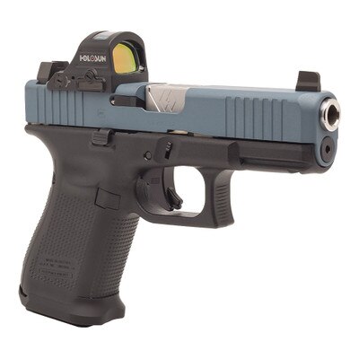 GS Custom G19 Gen5 Titanium Blue 9mm w/ Holosun 507C