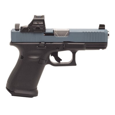 GS Custom G19 Gen5 Titanium Blue 9mm w/ Holosun 507C
