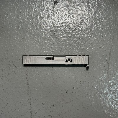 Stripped GS Pyramid Slide for G43/43X w/ Dovetail Cut - Stainless