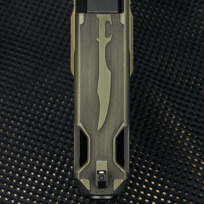 Glock 17 Gen5 Custom BFG Spartan Laser Engraved & Slide Cut w/ RMR Cut 9mm