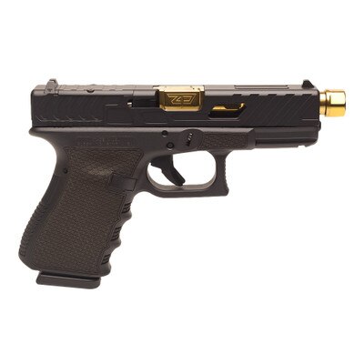 Glock 19 Gen3 9mm - Black Bear Cut Slide & Chainmail Laser Stippled Grip