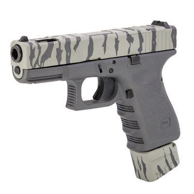 Glock 19 Gen3 Custom Sniper Grey/Tiger Stripe 9mm w/ Ported Barrel ...