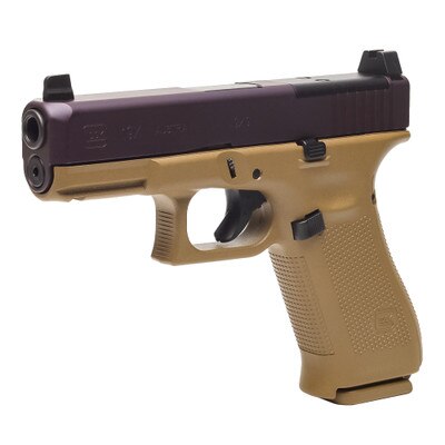 Glock 19X MOS w/ Plum PVD Refinished Slide (PB&J Edition)