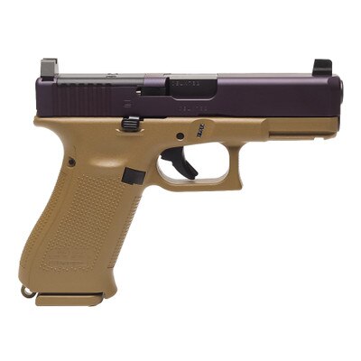 Glock 19X MOS w/ Plum PVD Refinished Slide (PB&J Edition)