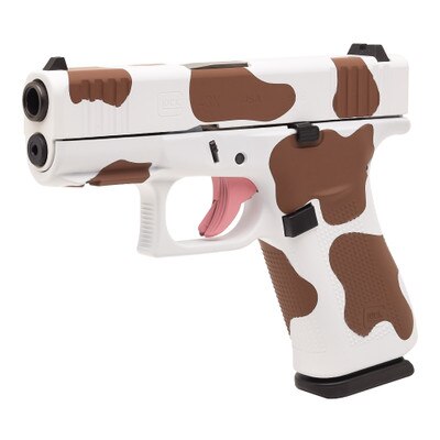 Glock 43X Brown Cow Print 9mm