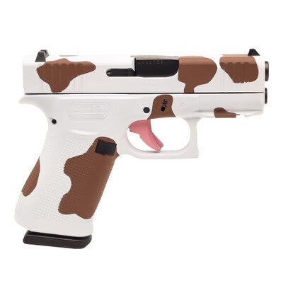 Glock 43X Brown Cow Print 9mm