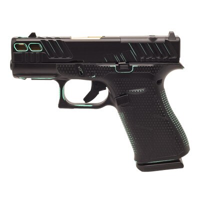 Glock 43X MOS Orca Black & Tiffany 9mm