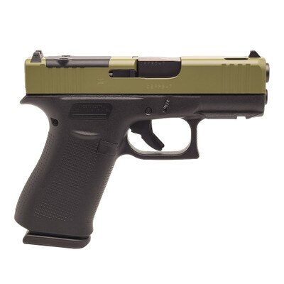 Glock 43X w/ GS C Cut Bazooka Green Slide