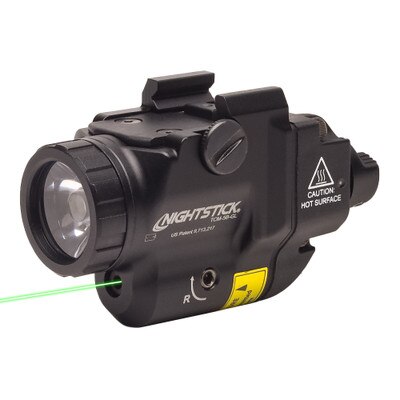 Nightstick Subcompact Weapon-Mounted Light for Slimline Glocks w/ Green ...