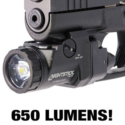 Nightstick Subcompact Weapon-Mounted Light for Narrow Rail Handguns