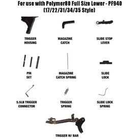 Lower Parts Kit for Gen4 Glocks | Best Glock Accessories | Glockstore.com