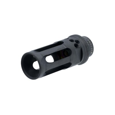 Surefire Warcomp Closed Tine 5.56 Flash Hider/Suppressor Adapter - 1/2x28 - Black