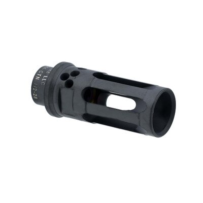 Surefire Warcomp Closed Tine 5.56 Flash Hider/Suppressor Adapter - 1/2x28 - Black