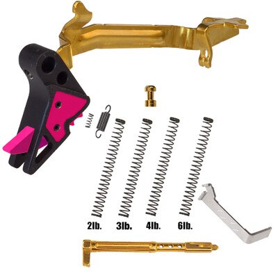 GS Ultimate Flat Face Pyramid Trigger V2 - .40 & .357 | Best Glock ...